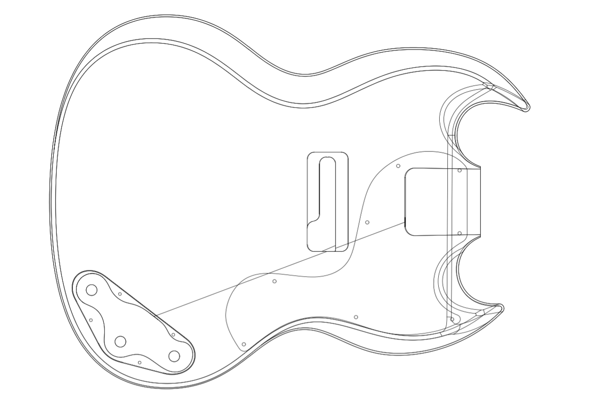 Headstock Template