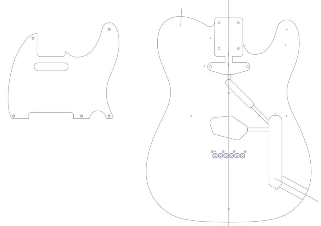 Fender Telecaster Guitar Templates | Electric Herald