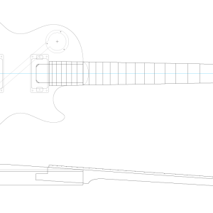 Guitar DXF - Gibson Les Paul Custom | Electric Herald