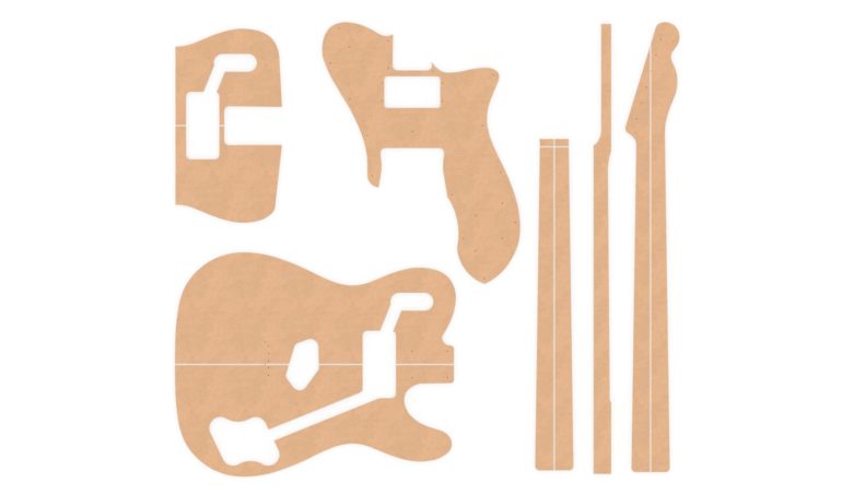 Fender Telecaster Router Templates ('72 Custom) | Electric Herald